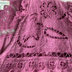 Sundance | Tops | Sundance Dianna Lace Top Bloom Pink Button Down 34 ...